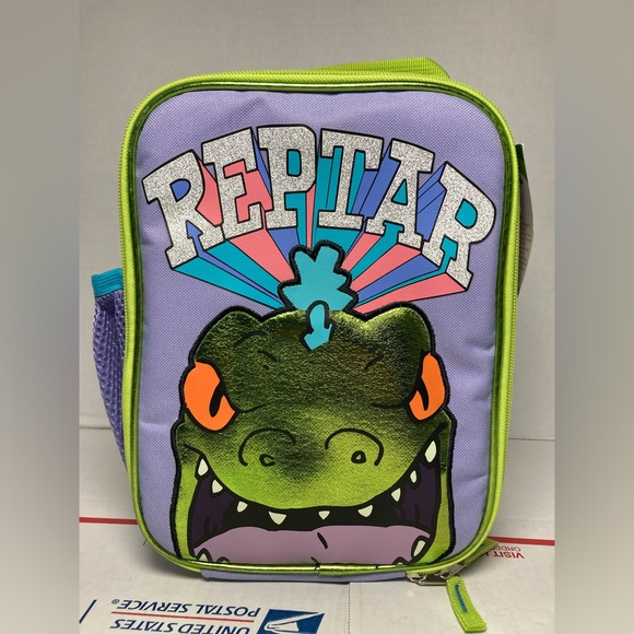 Nickelodeon | Kitchen | Reptar Rugrats School Lunch Box Purple Bag ...